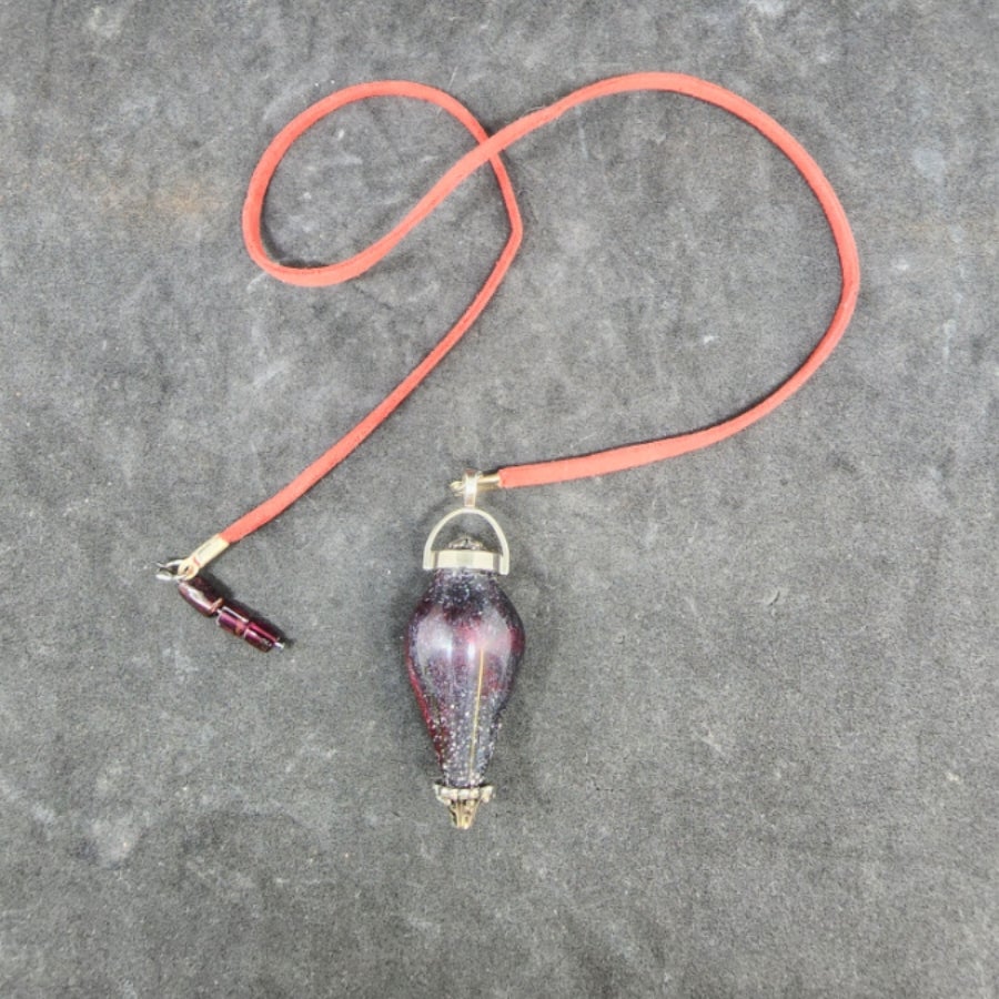 Pendulum Resin W/ Crystal Chips | Synergy Metaphysical Shop